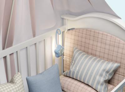 China Portable Suspension Stroller Sleep Aid Night Light Free Loading And Unloading for sale