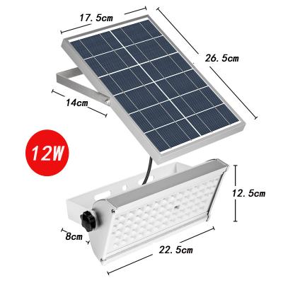 China Microwave Induction Solar Powered LED Outdoor Lights With Solar Panel 6V 3.5W for sale