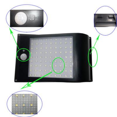 China High Brightness Solar Powered LED Outdoor Lights With 110 Pcs LEDs for sale