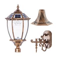 China Waterproof Solar Led Post Cap Lights / Small Solar Outdoor House Lights for sale