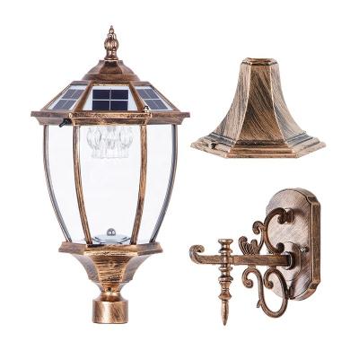 China Waterproof Solar Led Post Cap Lights / Small Solar Outdoor House Lights for sale