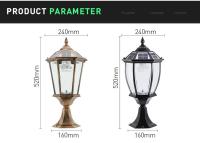 China Columnar Solar Powered LED Outdoor Lights For Public Place / Courtyard for sale