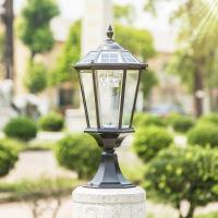 China Columnar Solar Powered LED Outdoor Lights For Public Place / Courtyard for sale