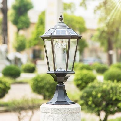 China Columnar Solar Powered LED Outdoor Lights For Public Place / Courtyard for sale