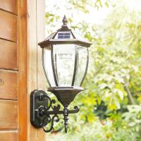 China Columnar Solar Powered LED Outdoor Lights For Public Place / Courtyard for sale