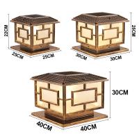 China Decorative Solar Powered LED Outdoor Lights For Driveway Pillars 13pcs*2 LED for sale