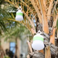 China Outside Solar Powered Led Bulb , 24 LED Hanging Solar Light Bulbs With Charger Rechargeable for sale