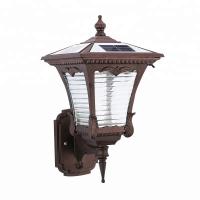 China Wall Mounted Solar Powered LED Outdoor Lights With Aluminium Frame for sale