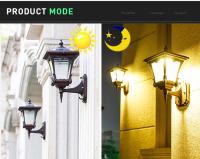 China Motion Sensor Solar Powered Outdoor Wall Lights , Solar Outdoor Wall Lantern for sale
