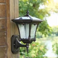 China Motion Sensor Solar Powered Outdoor Wall Lights , Solar Outdoor Wall Lantern for sale