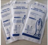 China Disposable Medical Latex Gloves 11Mpa Long Length 1 Pair per Pouch for sale