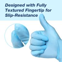 China CE FDA Powder Free Nitrile Gloves Disposable 100pcs Box S M L XL for sale