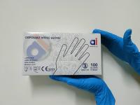 China Disposable Nitrile Gloves 1000 Pcs Blue Latex Free Powder Free Sizes S to XL for sale