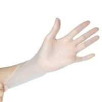 China Powder Free Disposable Vinyl Gloves Medium 100 Pack Food Safe Clear Household for sale