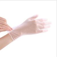 China Clear PVC Disposable Powder Free Vinyl Gloves Small for sale