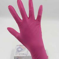 China Disposable Colored Food Safety Powder Free Nitrile Gloves Small 100 Count for sale