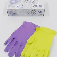 China OEM Disposable Nitrile Gloves Latex Free 100pcs per Box S-XL Multi Colors for sale