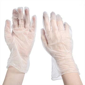 China Food Plastic Disposable Gloves Compostable Biodegradable Transparent for sale