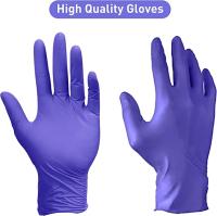 China Ai650 Medical Nitrile Gloves Disposable Powder Free Latex Free Non Sterile 100 Pcs Box for sale
