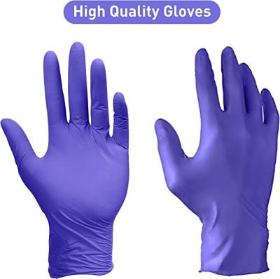 China Ai650 Medical Nitrile Gloves Disposable Powder Free Latex Free Non Sterile 100 Pcs Box for sale