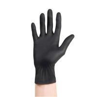 China Black Nitrile Exam Gloves Powder-Free Disposable Gloves for sale