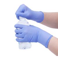 China Disposable Nitrile Gloves Latex Free Powder Free Medical Grade 100pcs Box Sizes S M L XL for sale