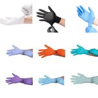 China Clear Vinyl Disposable Gloves 100pcs Box Powder Free Latex Free XS to XL for sale