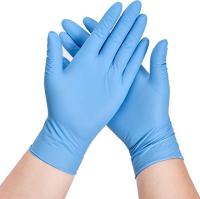 China Disposable Nitrile Gloves Black Latex Free Powder Free 100 Pcs CE Certified for sale