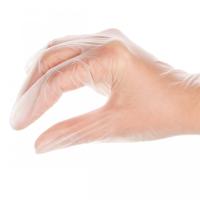 China Smooth Disposable Powder Free Vinyl Gloves Food Grade for sale