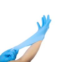 China Disposable Nitrile Gloves Powder Free Non Sterile 240mm Length S M L XL for sale