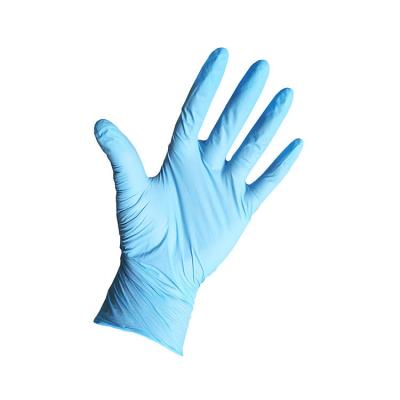 China Wholesale Disposable Powder Free Nitrile Gloves Industrial Grade 100pcs per Box CE EN455 for sale