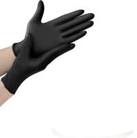 China Disposable Powder Free Nitrile Gloves 4mil 100pcs Box Food Industrial for sale