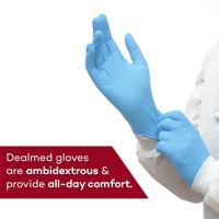 China Blue Nitrile Powder Free Gloves 100 Pcs Box Oil Resistance Work Gloves 5 Mil Thickness for sale