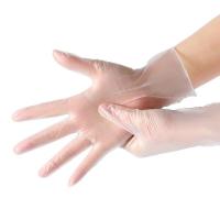 China Clear Transparent Vinyl Disposable Gloves Powder Free Food Grade PVC S/M/L/XL 1000pcs for sale