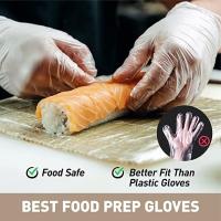 China Food Grade PVC Vinyl Disposable Gloves 3 Mil Thick Powder Free Latex Free S M L XL for sale