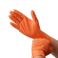 China Diamond Texture Disposable Nitrile Gloves 0.10mm Thickness Industrial Food Service Cleaning for sale