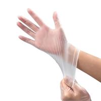 China Disposable Powder Free Vinyl PVC Gloves 240mm Length for Cleanroom Food Safe Industrial Use for sale