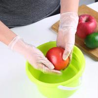 China Disposable Vinyl Gloves Medium Thick 100pcs per Box S M L XL for Cleaning for sale