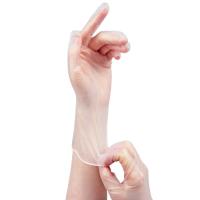 China AI650 Transparent Powder Free Disposable Vinyl Gloves Food Grade 3 Mil PVC for sale