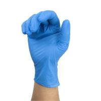 China Food Grade Black Nitrile Disposable Gloves Powder Free Size S-XL 240mm Length for sale