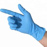 China Medical Nitrile Examination Gloves 6 Mil Thick Latex Free Disposable in S M L XL for sale