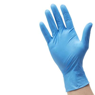 China PVC Nitrile Blend Disposable Gloves Powder Free 240mm Length 0.10mm Thickness for sale