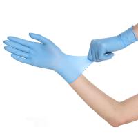 China Disposable Nitrile Gloves Powder Free 4g 5g Black Vinyl Blend Industrial Cleaning for sale