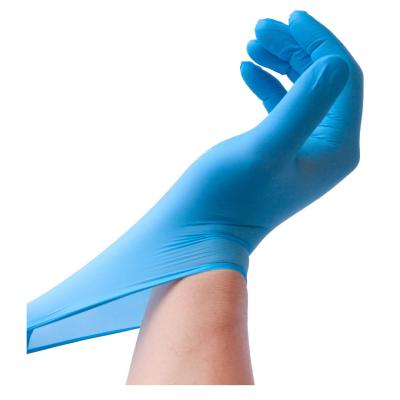 China Black High Elasticity Synthetic Nitrile Protective Gloves Disposable for sale