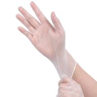 China Powder Free Disposable Vinyl Gloves 100pcs PVC Gloves 3mil Thickness for Examination Food for sale