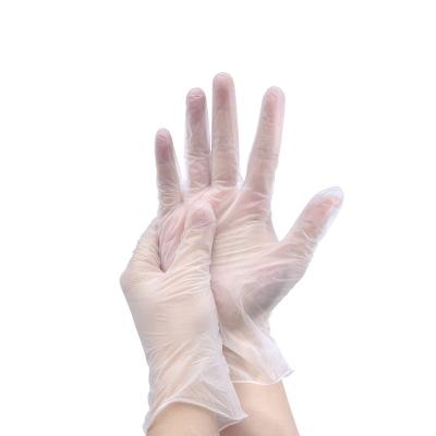 China Wholesale Food Grade Disposable PVC Vinyl Gloves 100pcs per Box for Household Cleaning for sale