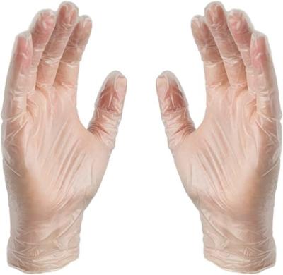 China Disposable Powder Free PVC Vinyl Gloves 240mm Length for Medical Exam and Food Grade Use for sale