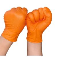 China Mechanic Working Disposable Nitrile Gloves Oil Resistance for sale