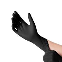 China Clear PVC Vinyl Gloves Powder Free Disposable 240mm Length Food Processing Medical for sale