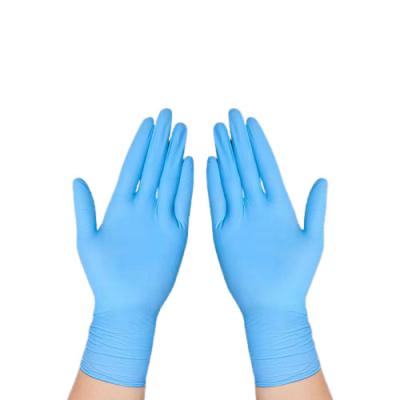 China Custom Colored Nitrile Gloves Non Powder For Examination Safety for sale